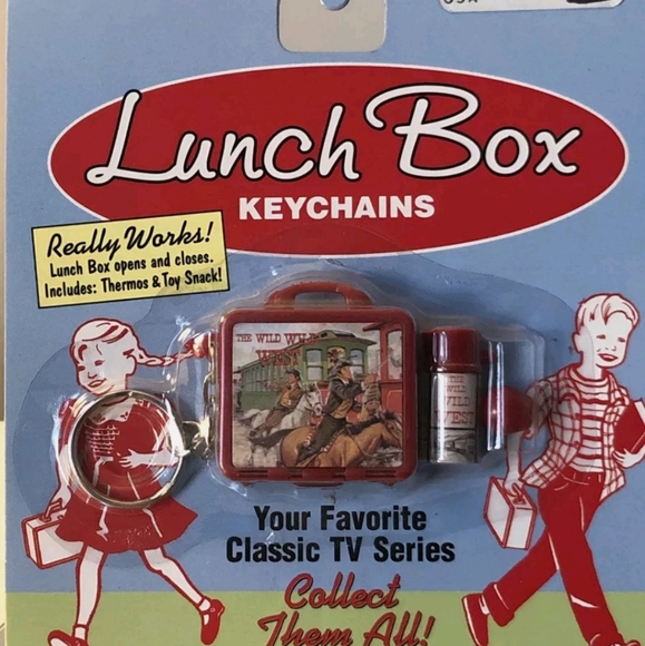Other | New 1998 The Wild Wild West Mini Lunch Box Key Chain By Basic ...